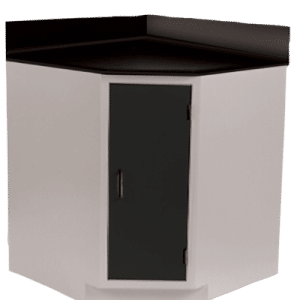 HANDLER MODEL # 251 Corner Cabinet Approximately 36''W X 36''H WITH ...