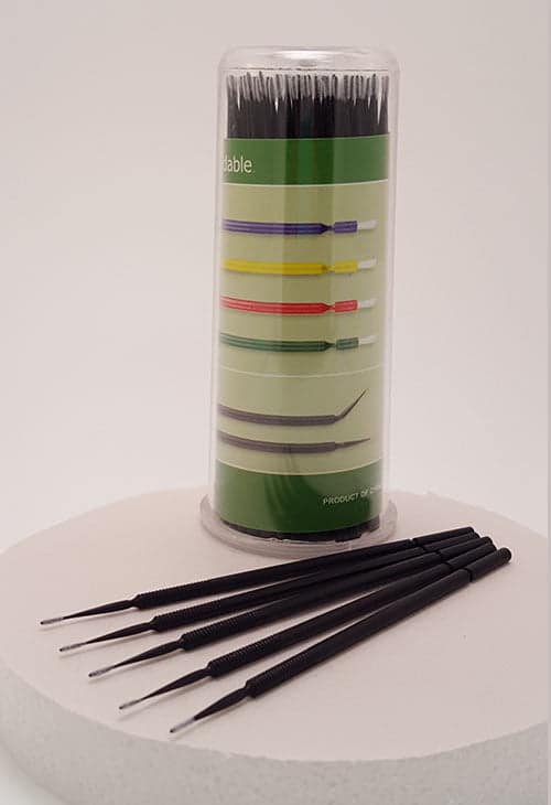 Plasdent Corporation MAXEXT™ Micro Brush Applicators Ultra Fine 1mm 100 ...