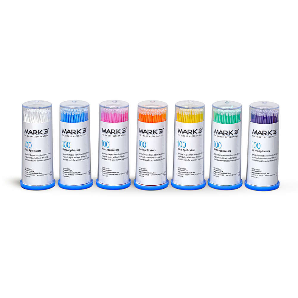 MARK3 Disposable Micro Applicators Fine Assorted Colors (Yellow, Pink ...