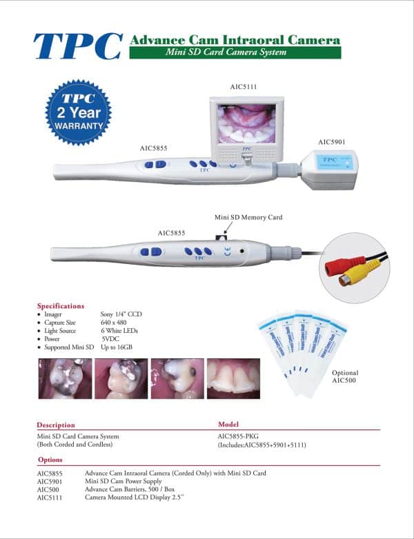 TPC - AdvanceCam Intraoral Cameras | Chase Dental Supply